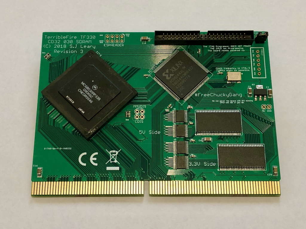 TerribleFire TF330 Amiga CD32 Accelerator Card - RetroKit